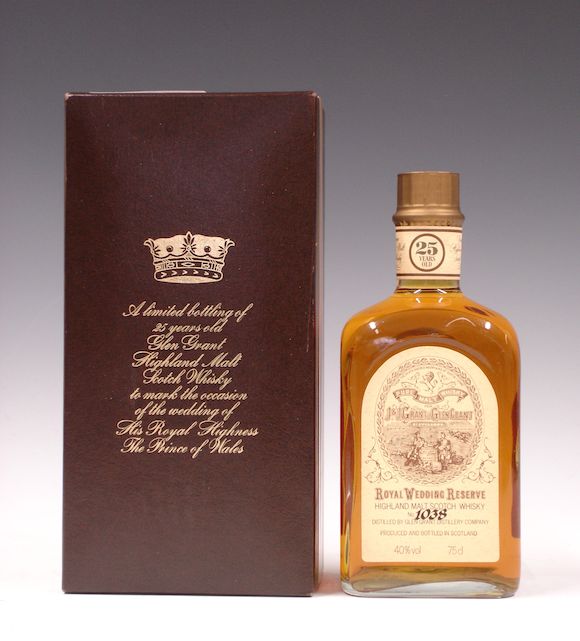 Bonhams : Glen Grant Royal Wedding Reserve-25 year old