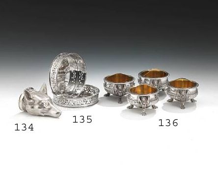 Bonhams : A pair of late 19th/early 20th century Turkish silver ...