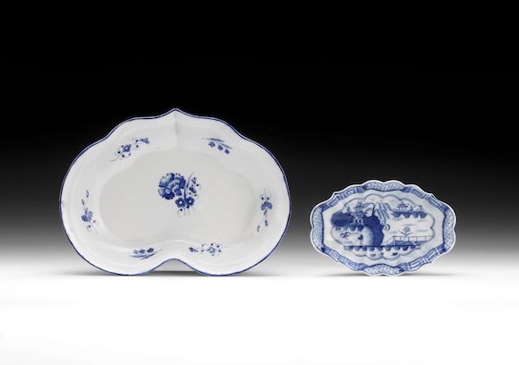 Bonhams : An unusual Caughley small dish, circa 1790