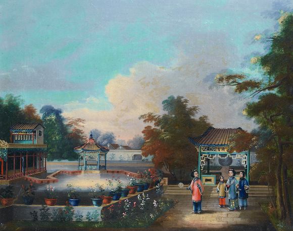 Bonhams : Circle of Youqua (Chinese, active circa 1840-1870) Houqua's ...