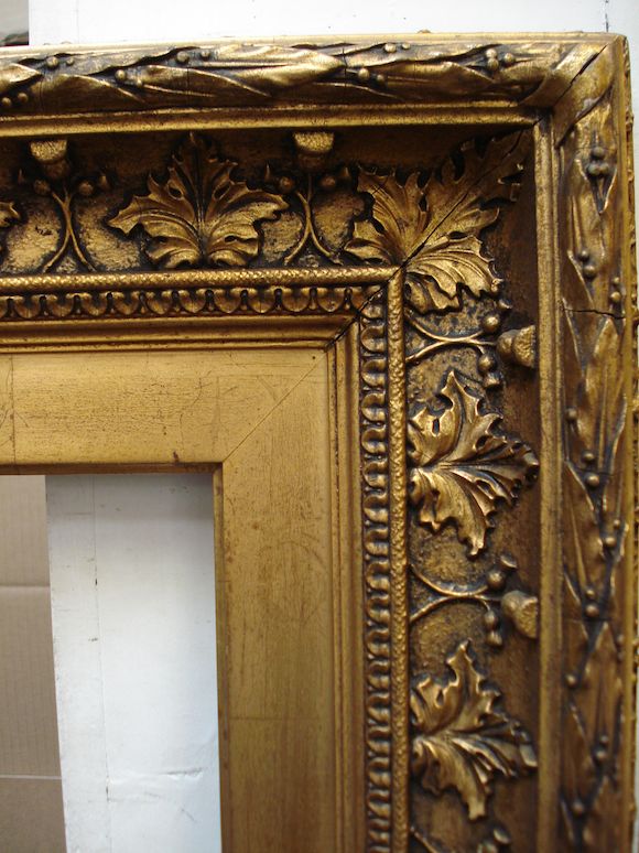 Bonhams : A pair of Scottish 19th Century gilded composition frames