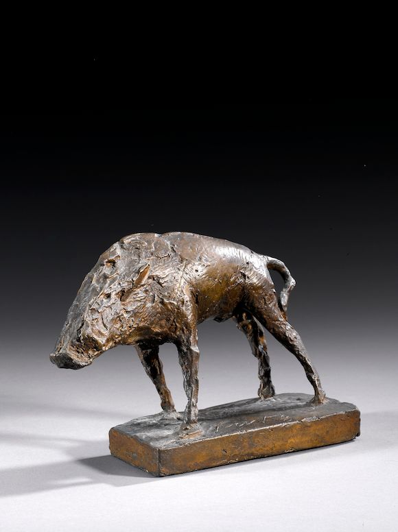 Bonhams : Dame Elisabeth Frink R.A. (British, 1930-1993) Wild Boar 23 ...