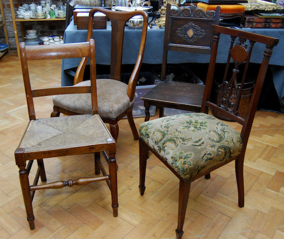 Bonhams A Collection Of Seven Assorted Chairs