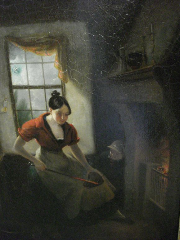 Bonhams : John Pairman (British, 1788-1843) The farmhouse kitchen