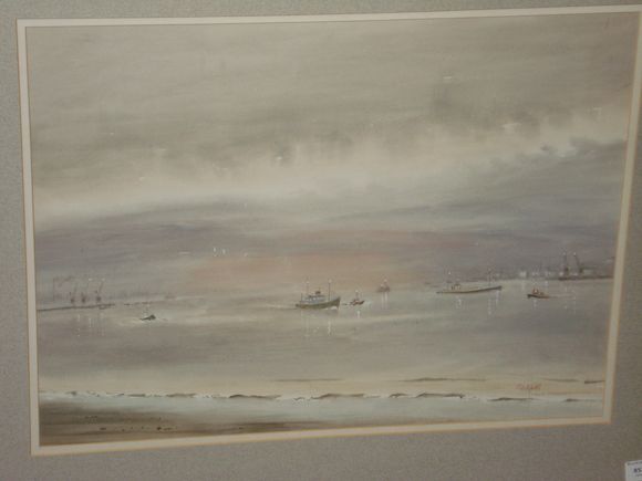 Bonhams : Roland Vivian Pitchforth (British, 1895-1982) 'The Thames',