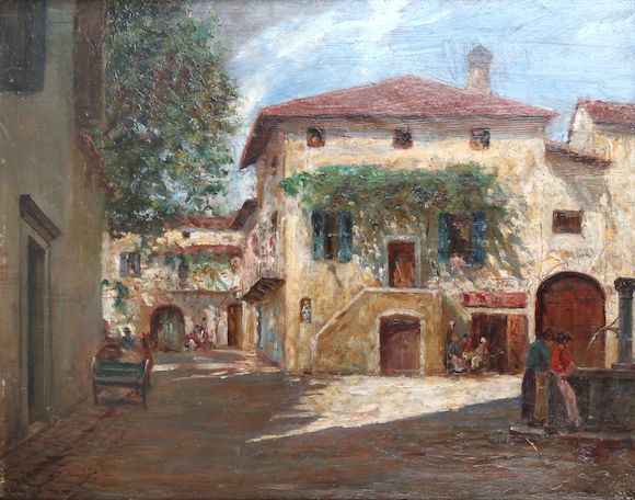 Bonhams : Richard Lipps (German, 1857-1926) 'Malcesine',
