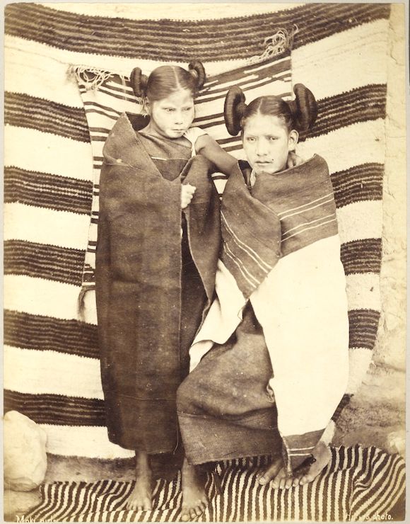 Bonhams : AMERICAN SOUTHWEST HILLERS (JOHN KARL) Moki girls; Modisi. A ...