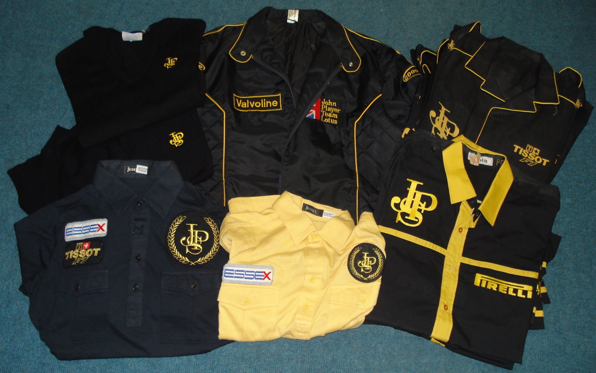 Bonhams Cars : Assorted Lotus Formula 1 team clothing,