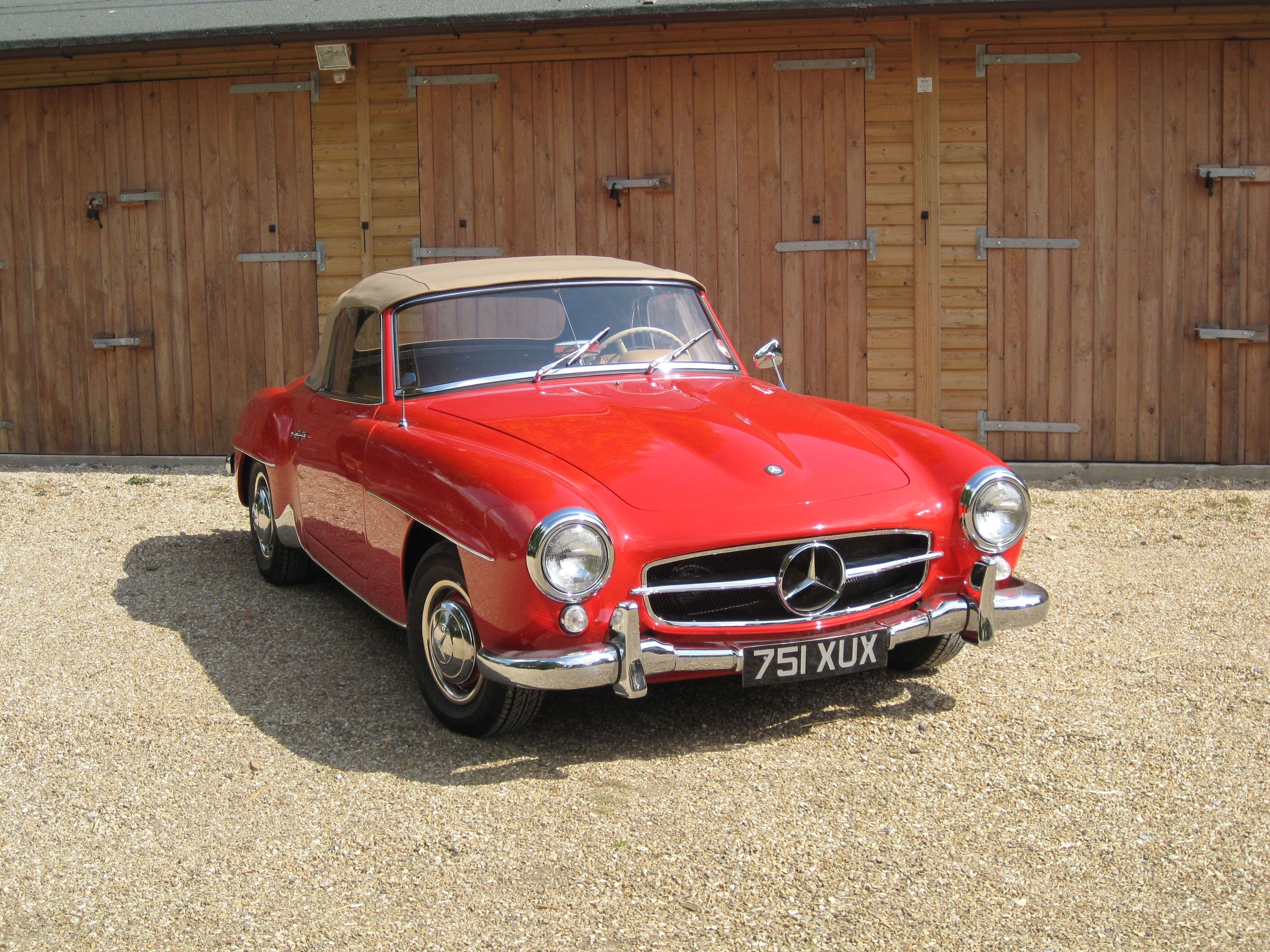 Bonhams Cars : 1957 Mercedes-Benz 190SL Roadster Chassis no. 7502124 Engine no. 7502137
