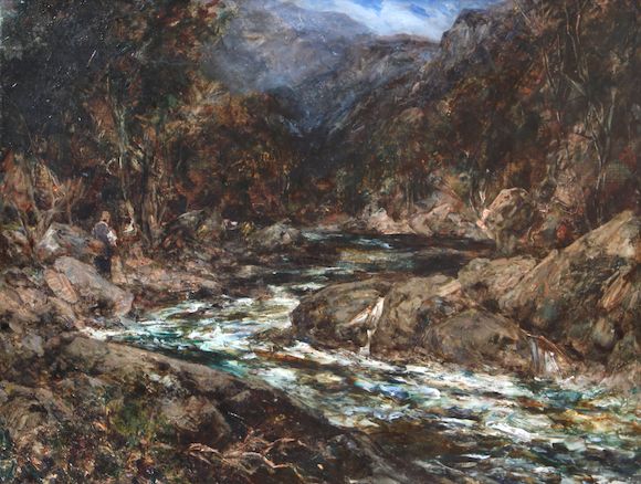 Bonhams : Joseph Vickers De Ville (British, 1856-1925) 'On the Lledr ...