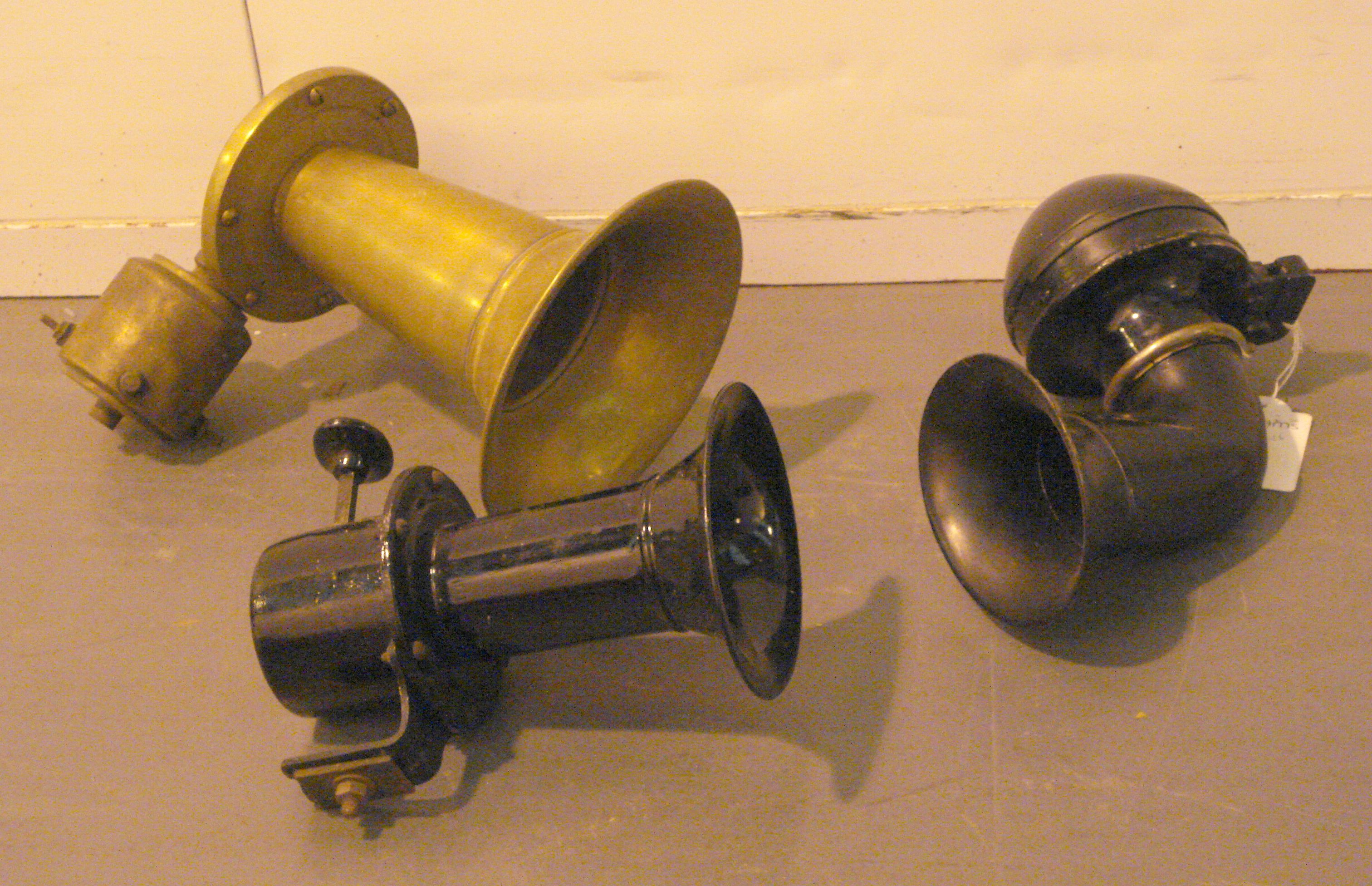 Bonhams Cars : Three pre War horns,