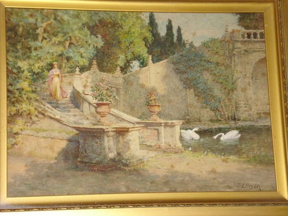 Bonhams : Thomas Ellison (British, 1866-circa 1942) An elegant lady in ...