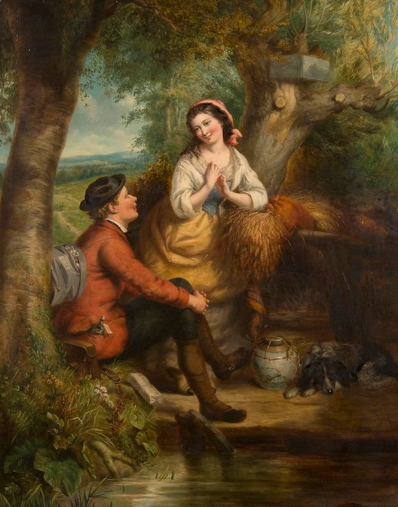 Bonhams : Jessie Macleod (British) 'The Idle Messenger’