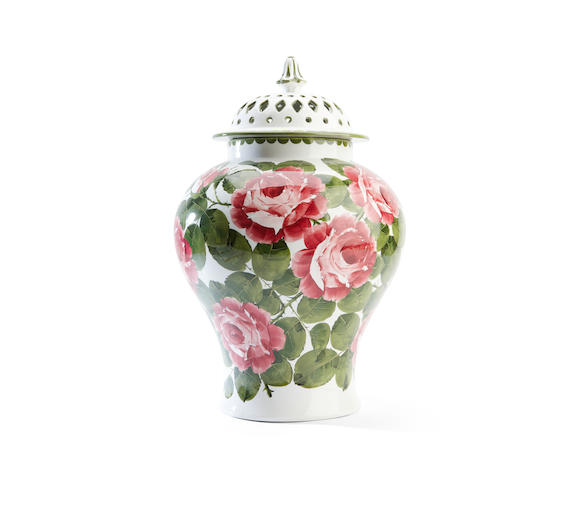 Bonhams A Wemyss Pot Pourri Vase By Joe Nekola Cabbage Roses