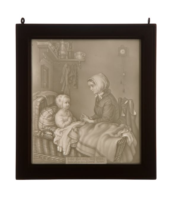 Bonhams : Two German lithophane panels Late 19th/early 20th century