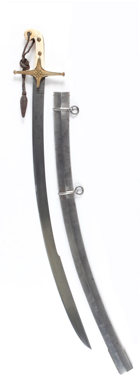 Bonhams : An 1822 Pattern Lancer Officer's Full Dress Mameluke Sabre Of ...