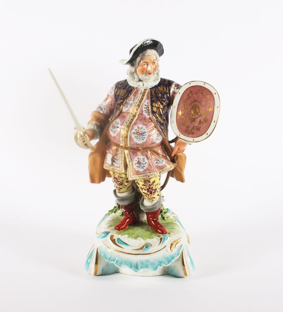Bonhams : A Chelsea-Derby figure of James Quinn in the role of Falstaff ...