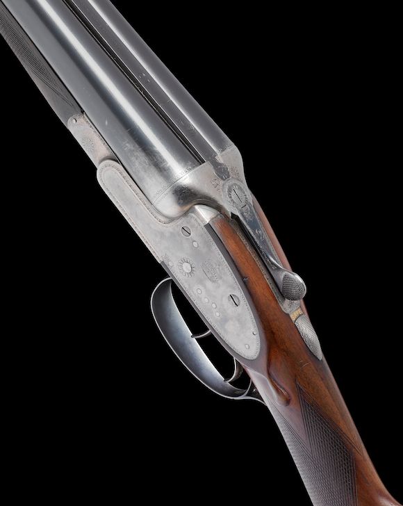 Bonhams : A 12-bore 'Grade C' sidelock ejector gun by Charles Lancaster ...