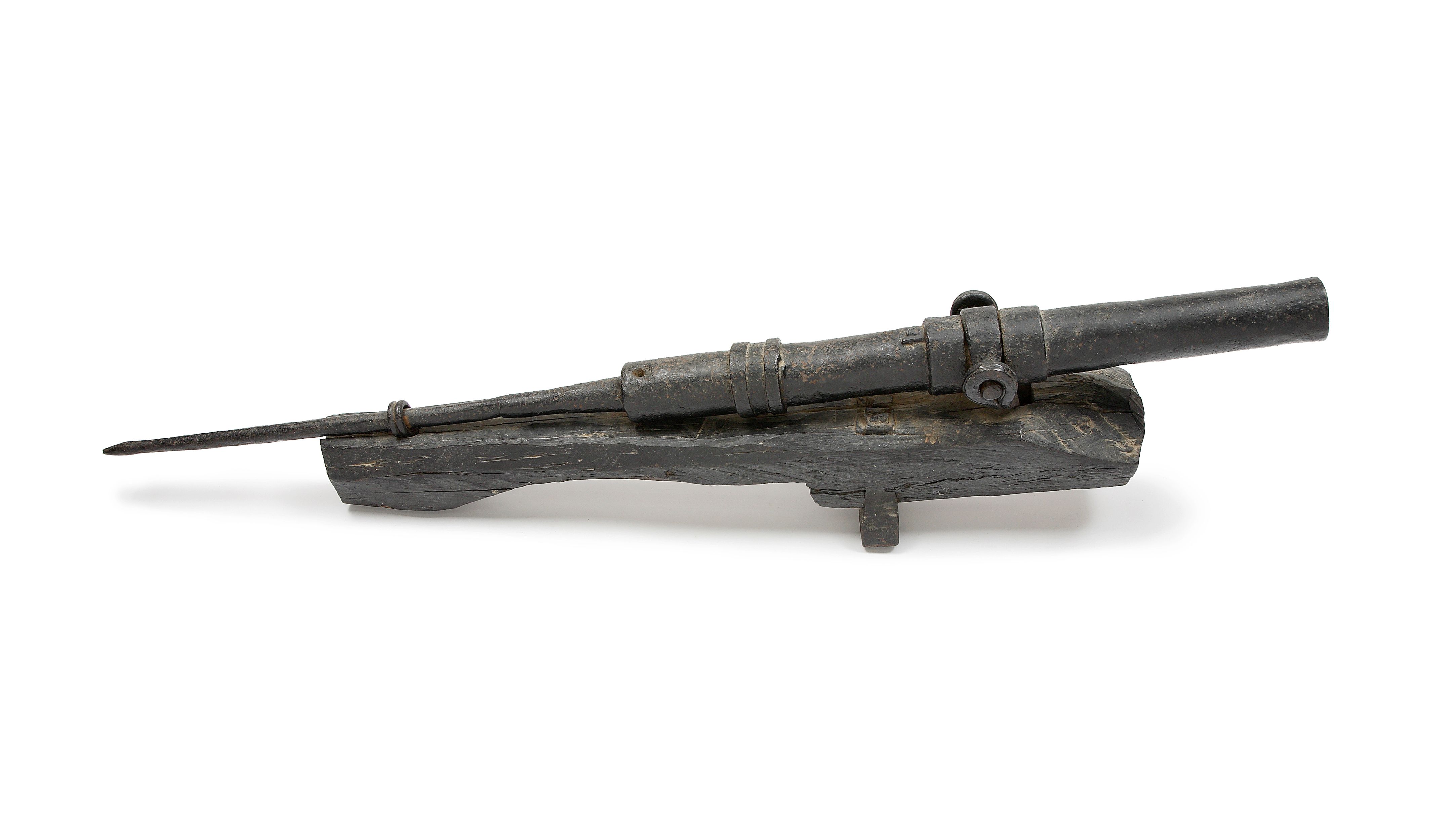 Bonhams : A Rare Wrought Iron Swivel Gun (Sling)