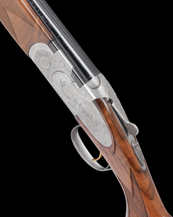 Bonhams : A Giovanelli-engraved 20-bore (3in) 'S687EELL Diamond Pigeon ...