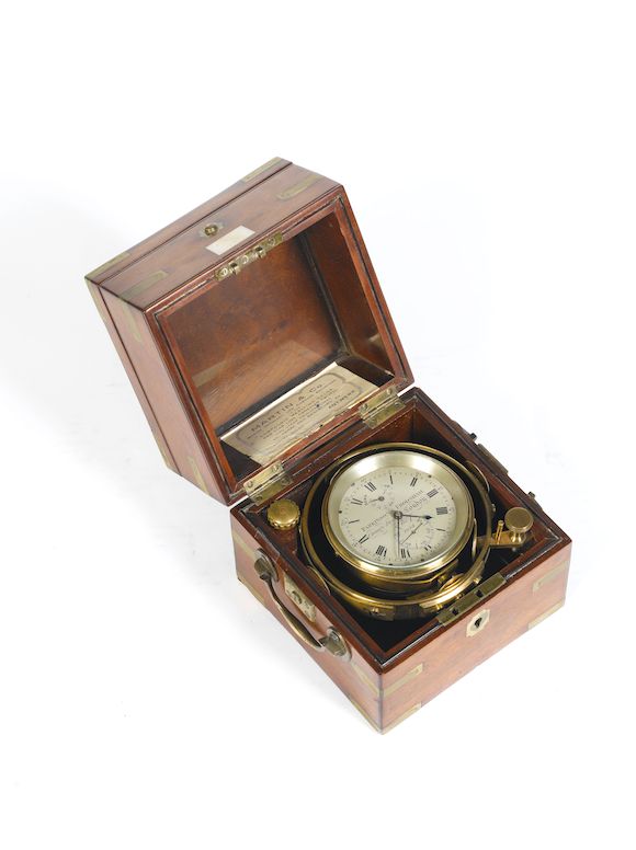 Bonhams : A good first half of the 19th century mahogany two day marine ...