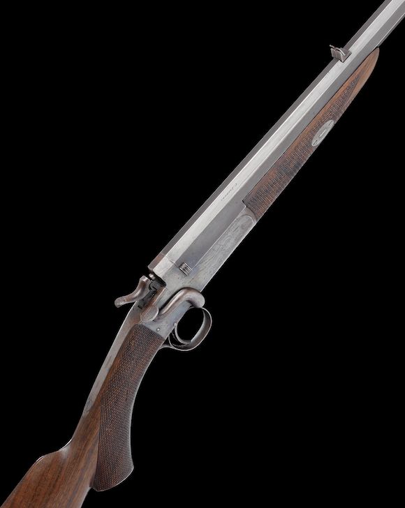 Bonhams : A .300 hammer rook-rifle by C. Jeffery, no. 1382/34742