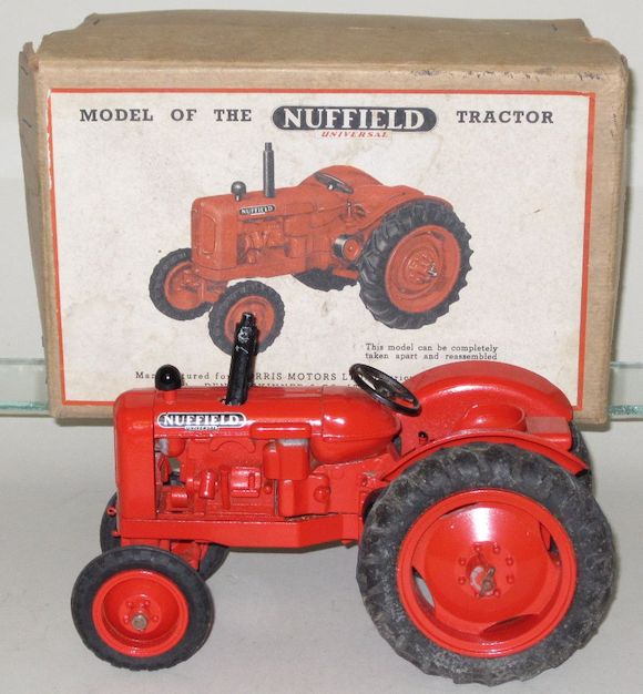 Bonhams : Denzil Skinner Model of the Nuffield tractor