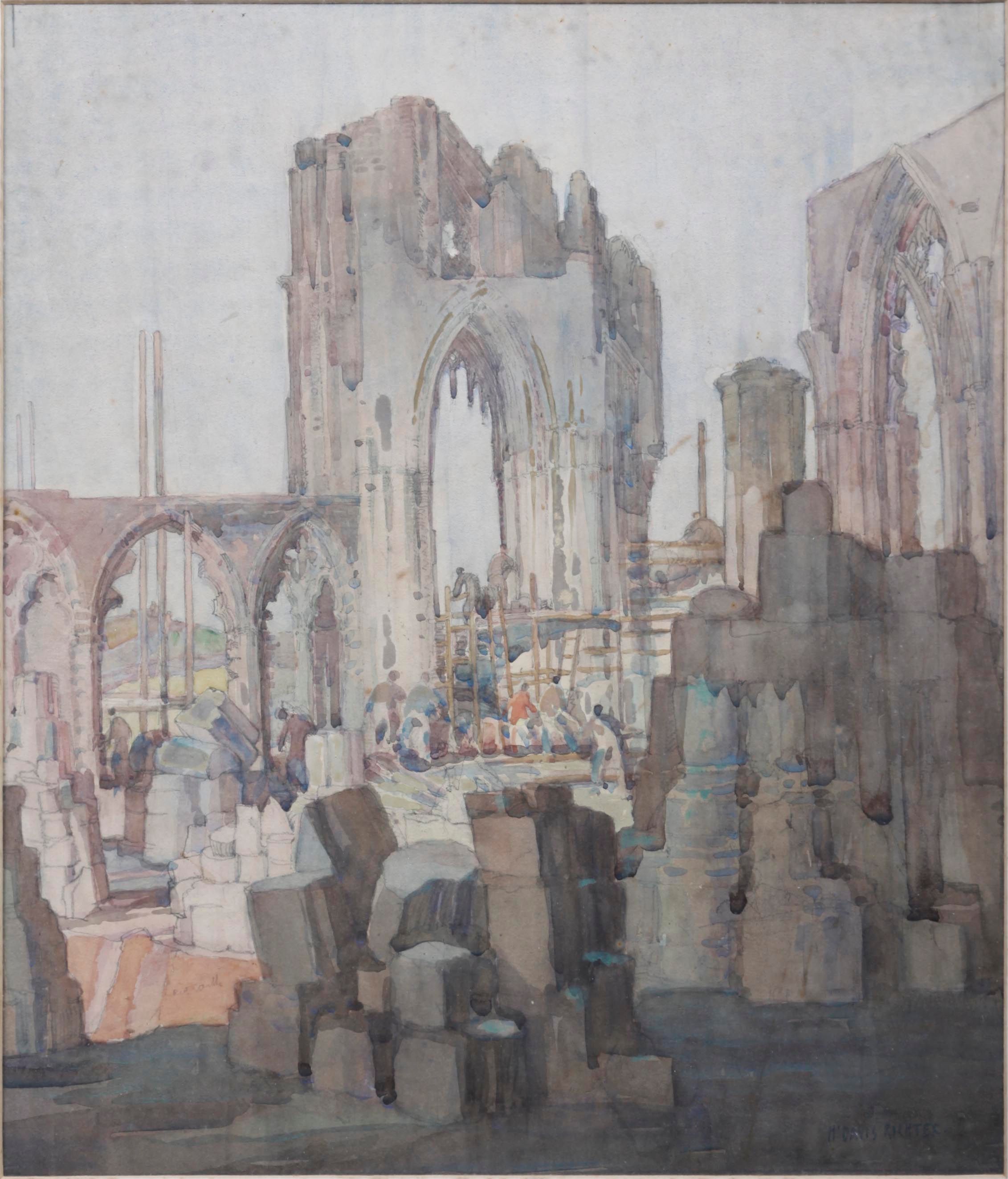 Bonhams : Herbert Davis Richter (British, 1874-1955) Castle Ruins