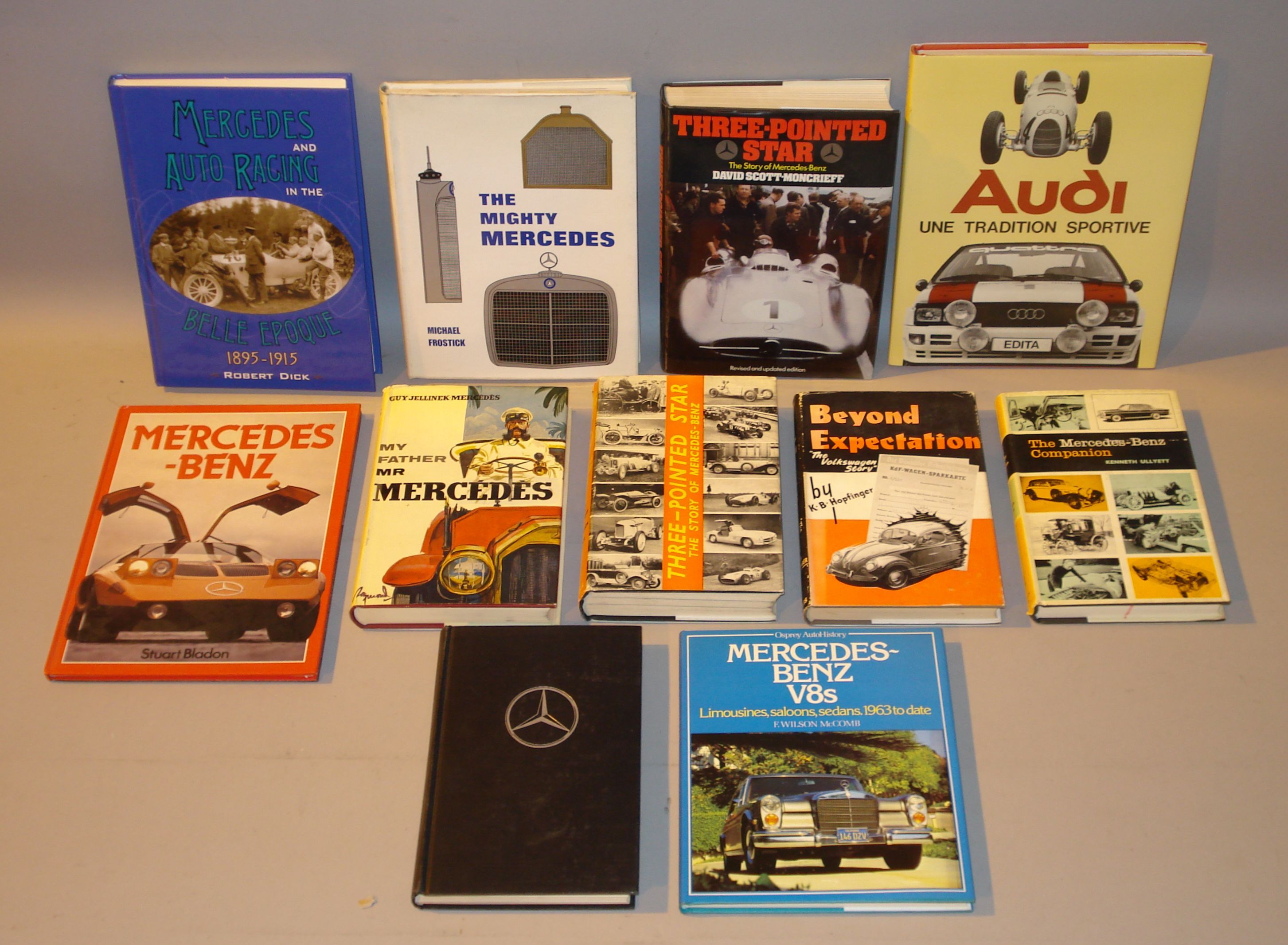 Bonhams Cars : A collection of Mercedes related books,