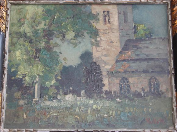 Bonhams : Herbert Rollett (British, 1872-1932) Church