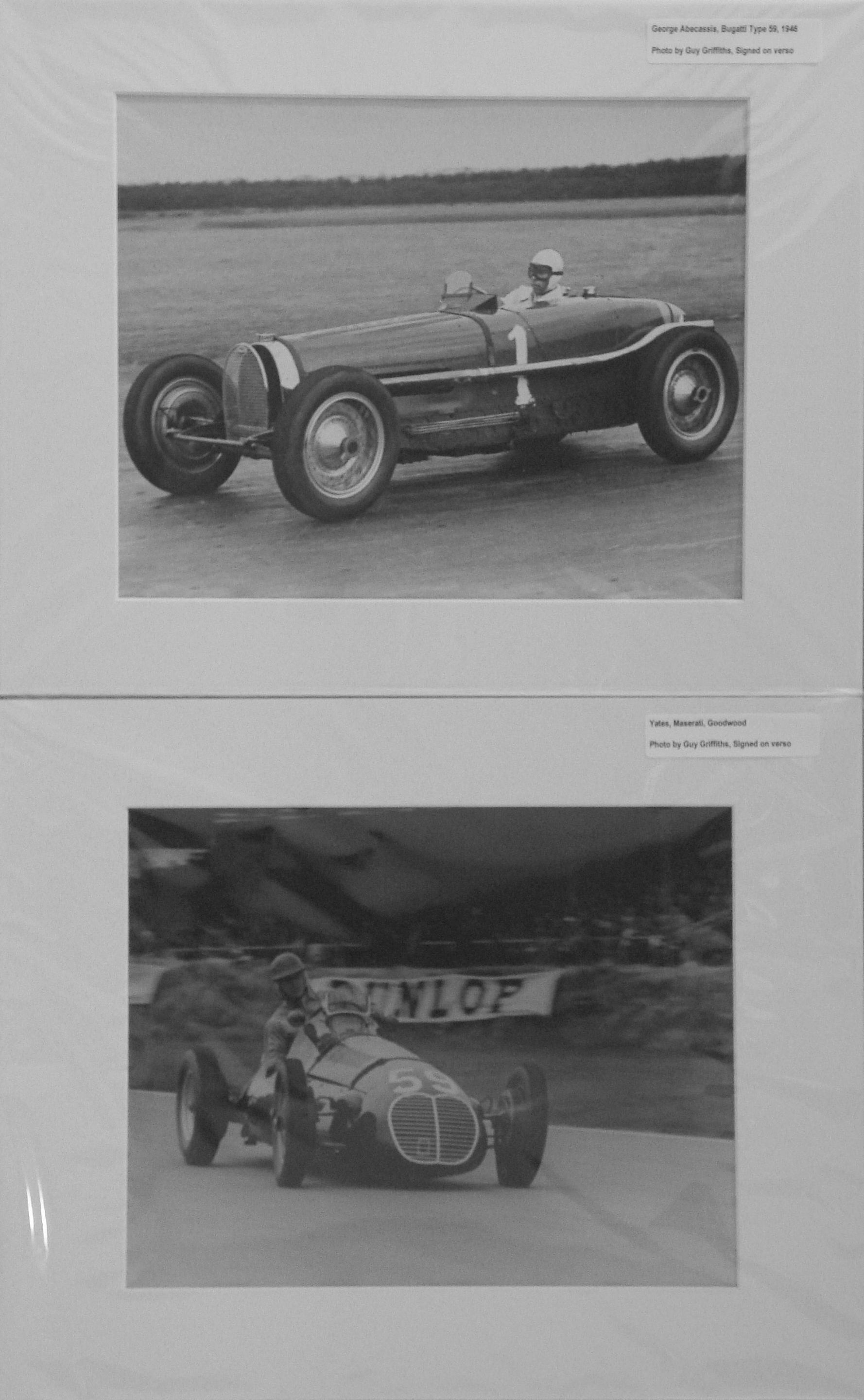 Bonhams Cars : Two Motor Racing photographs by Guy Griffiths,