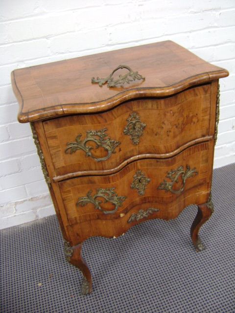 Bonhams : A 19th century German walnut petit commode