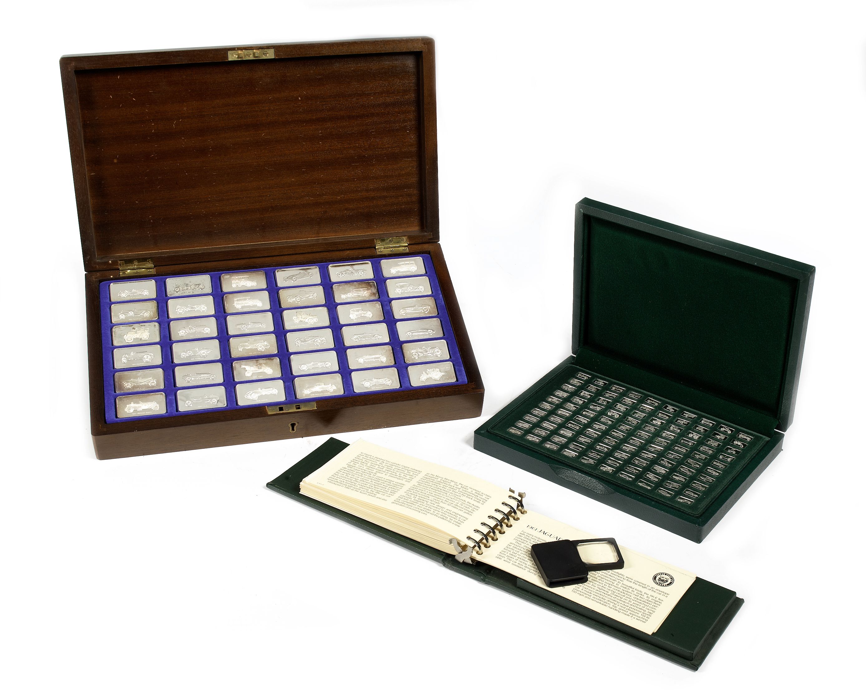 Bonhams Cars : A Full Set of Vintage solid heavy Silver Vintage ...