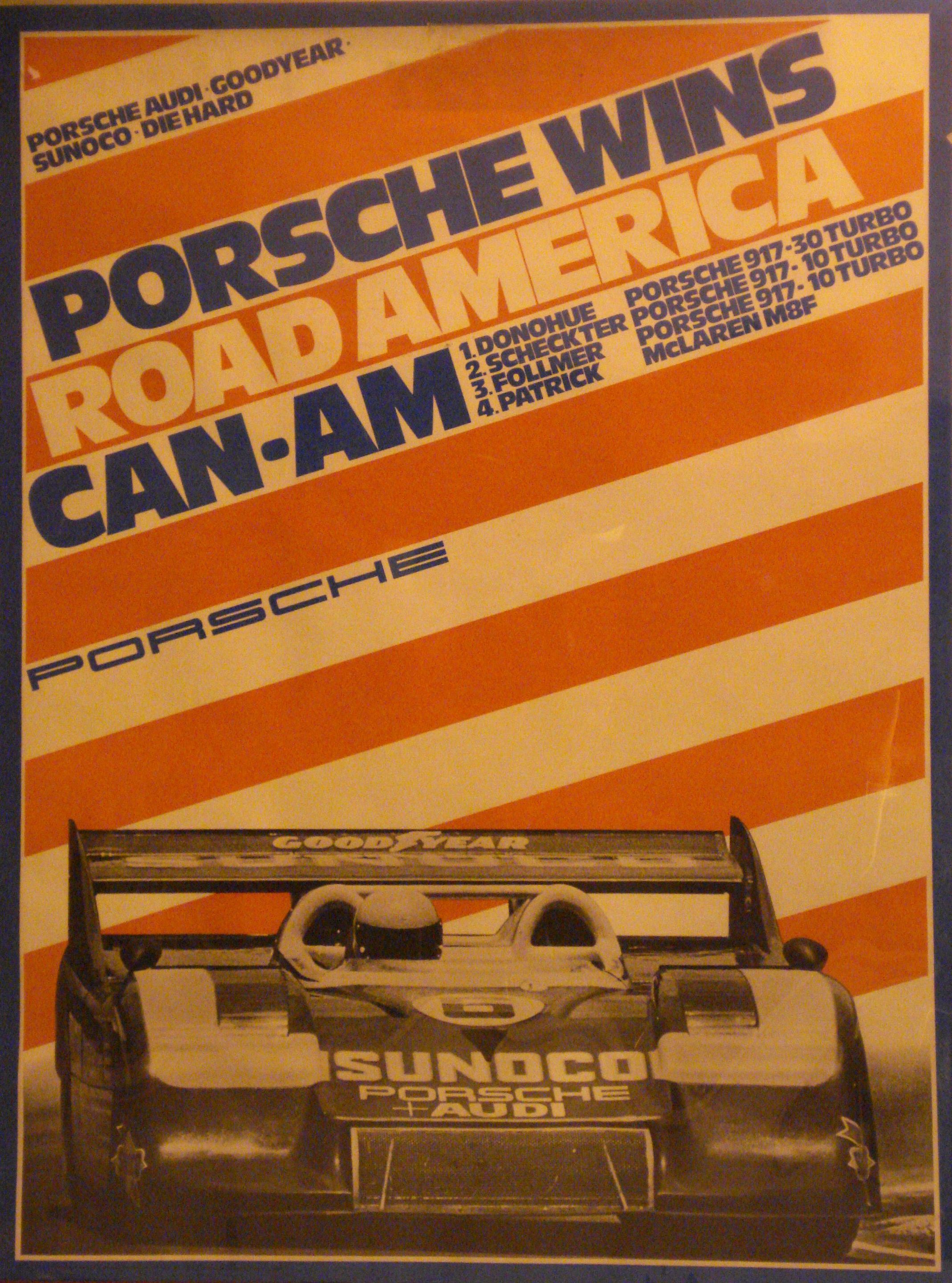 Bonhams Cars : Seven Porsche advertising posters,