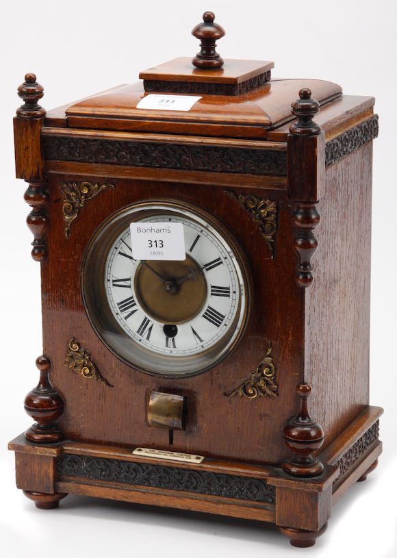 Bonhams : A late 19th Century patent Automatic Memorandum Clock,