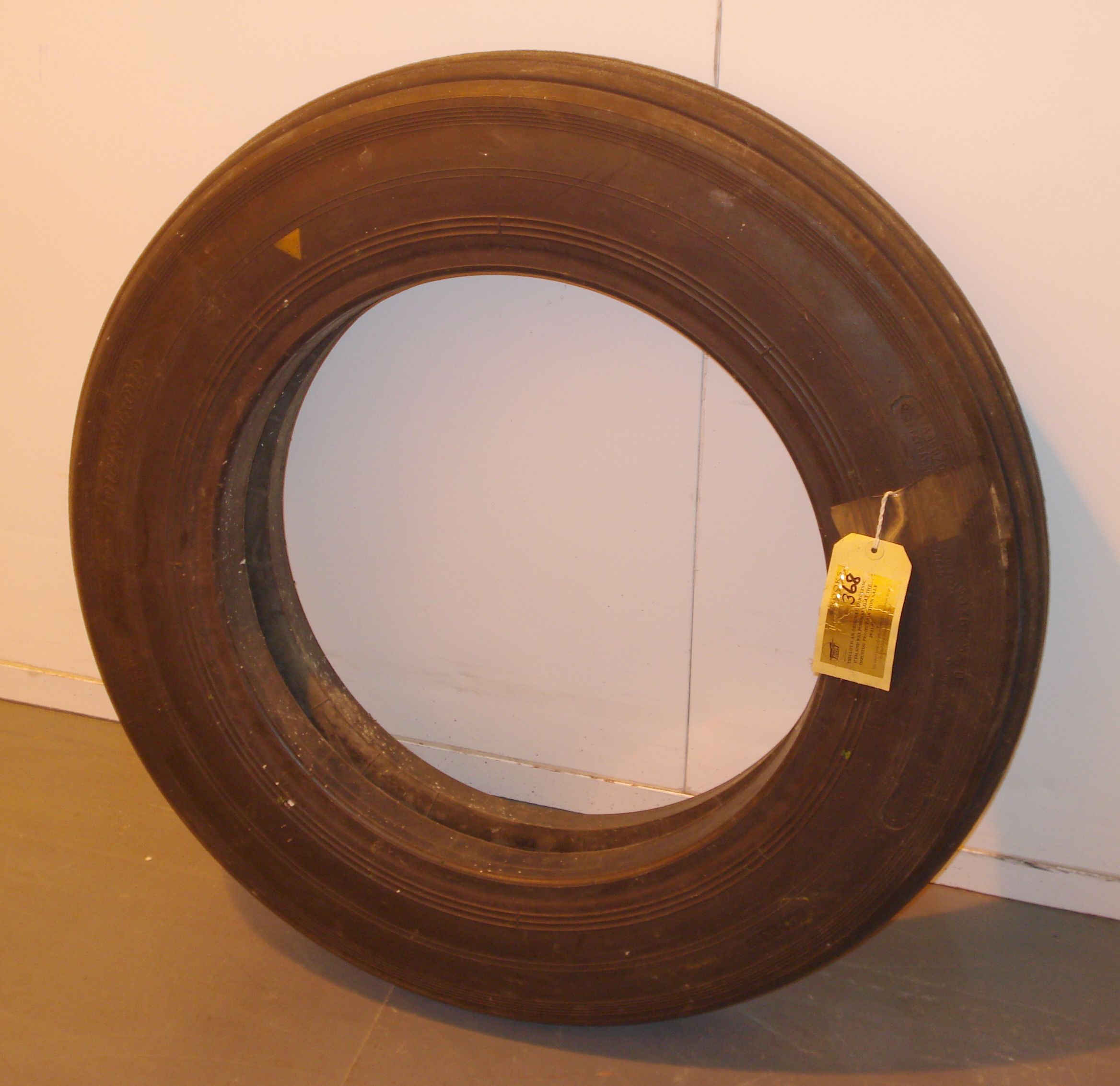 Bonhams Cars : A used Thrust SSC Runway tyre, Dunlop,