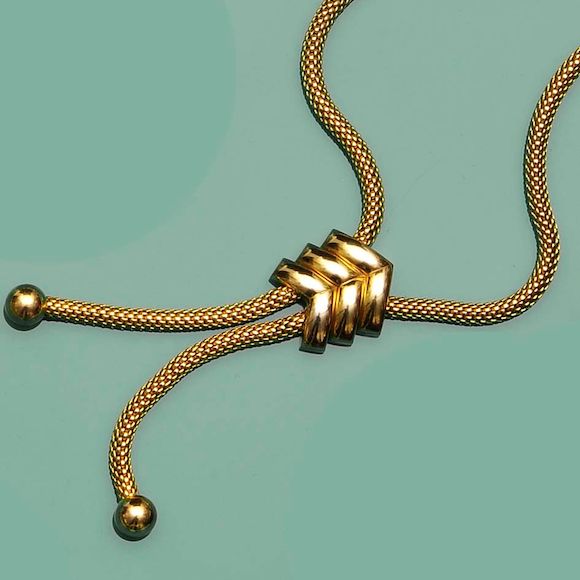 Bonhams : A snake-link chain necklace