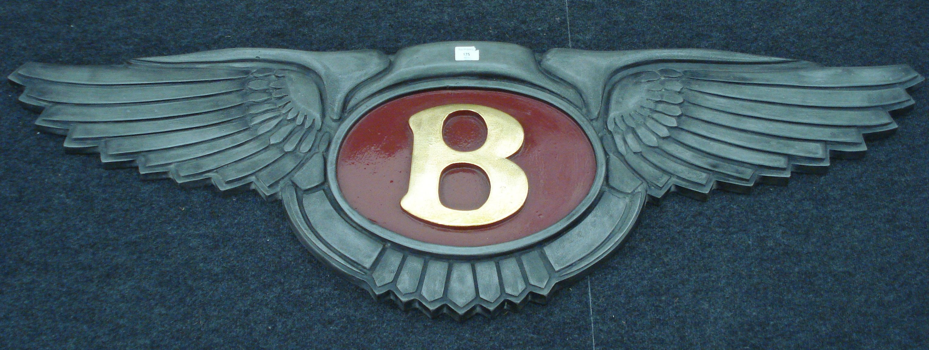 Bonhams Cars : A cold cast Bentley badge,