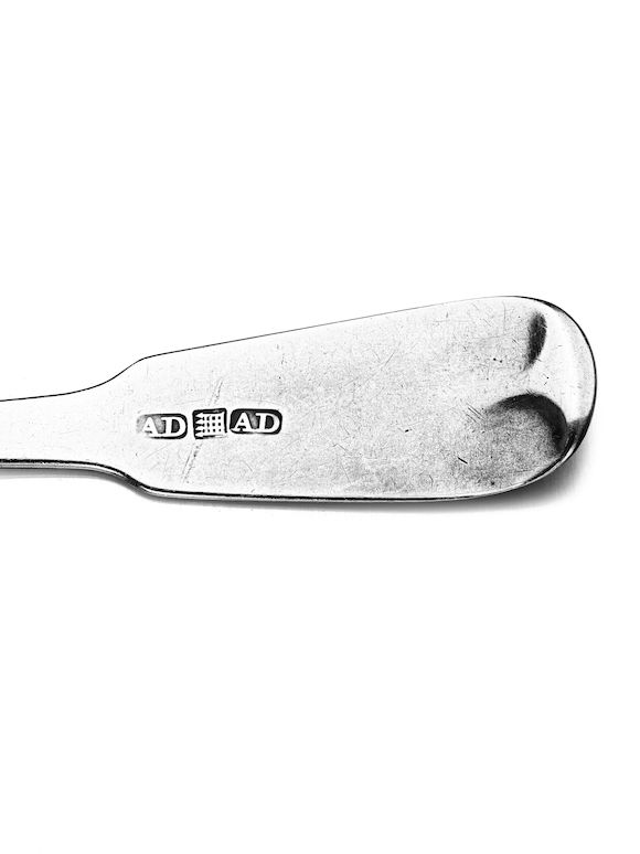 Bonhams : A part set of four dessert spoons By Andrew Davidson of ...