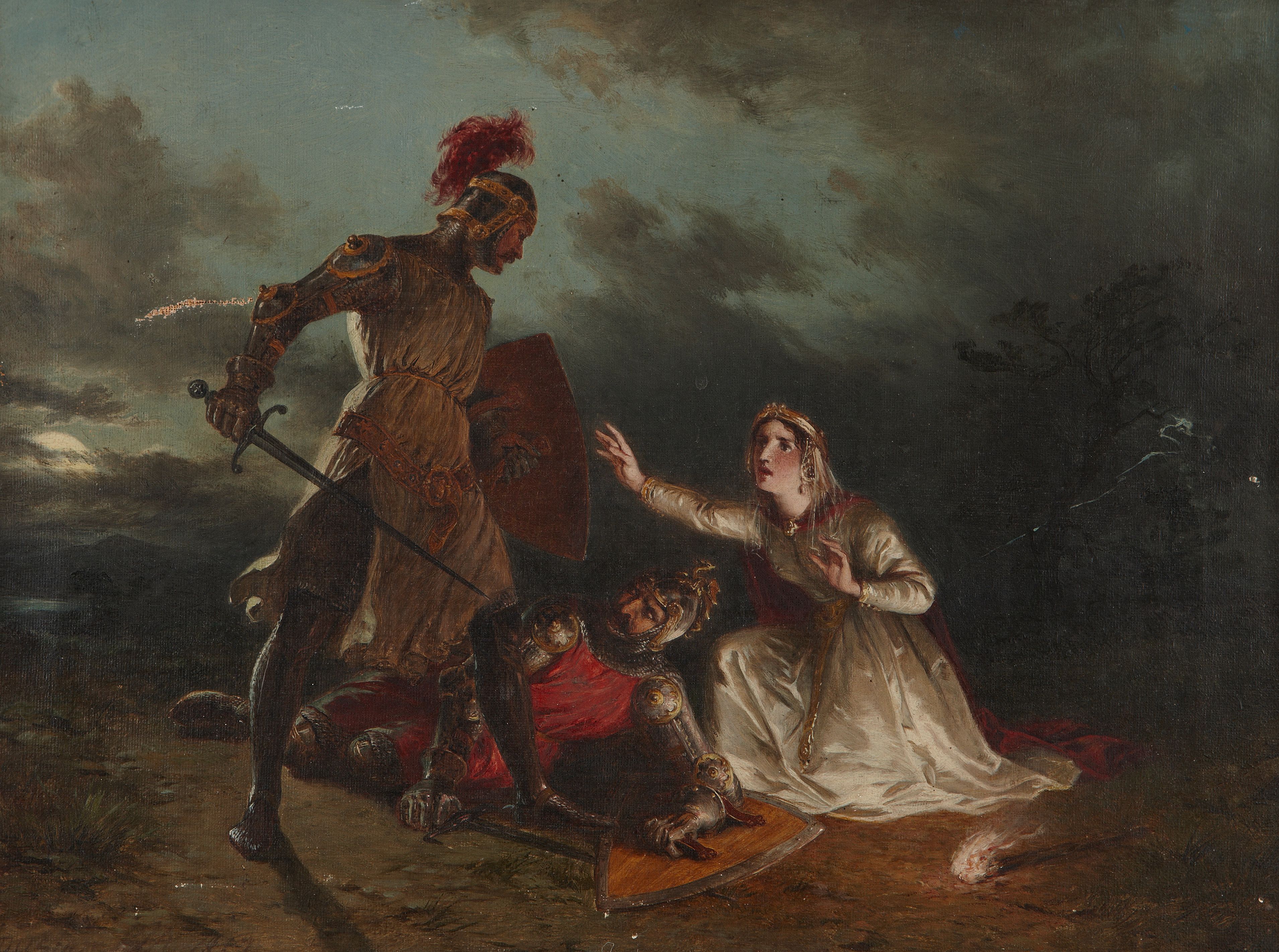 Bonhams : John Adam Plimmer Houston, RSA RI (British, 1812-1884) King ...