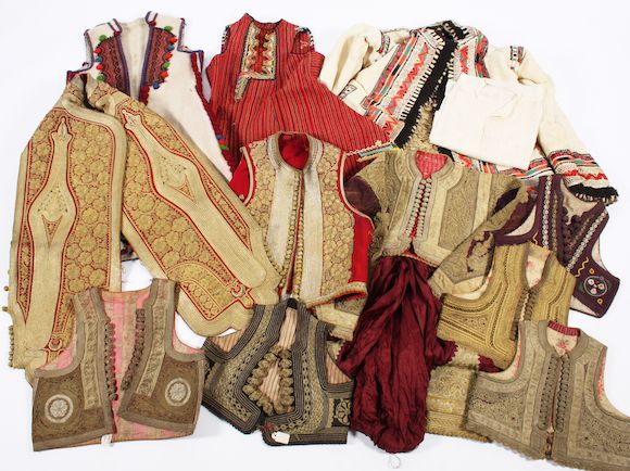 Bonhams : A group of Middle Eastern and Eastern European clothing