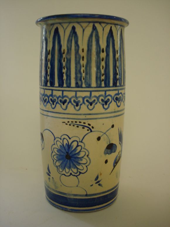 Bonhams : A Zoo pottery vase by William Miles Johnston