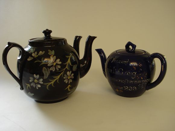 Bonhams : Two Scottish teapots