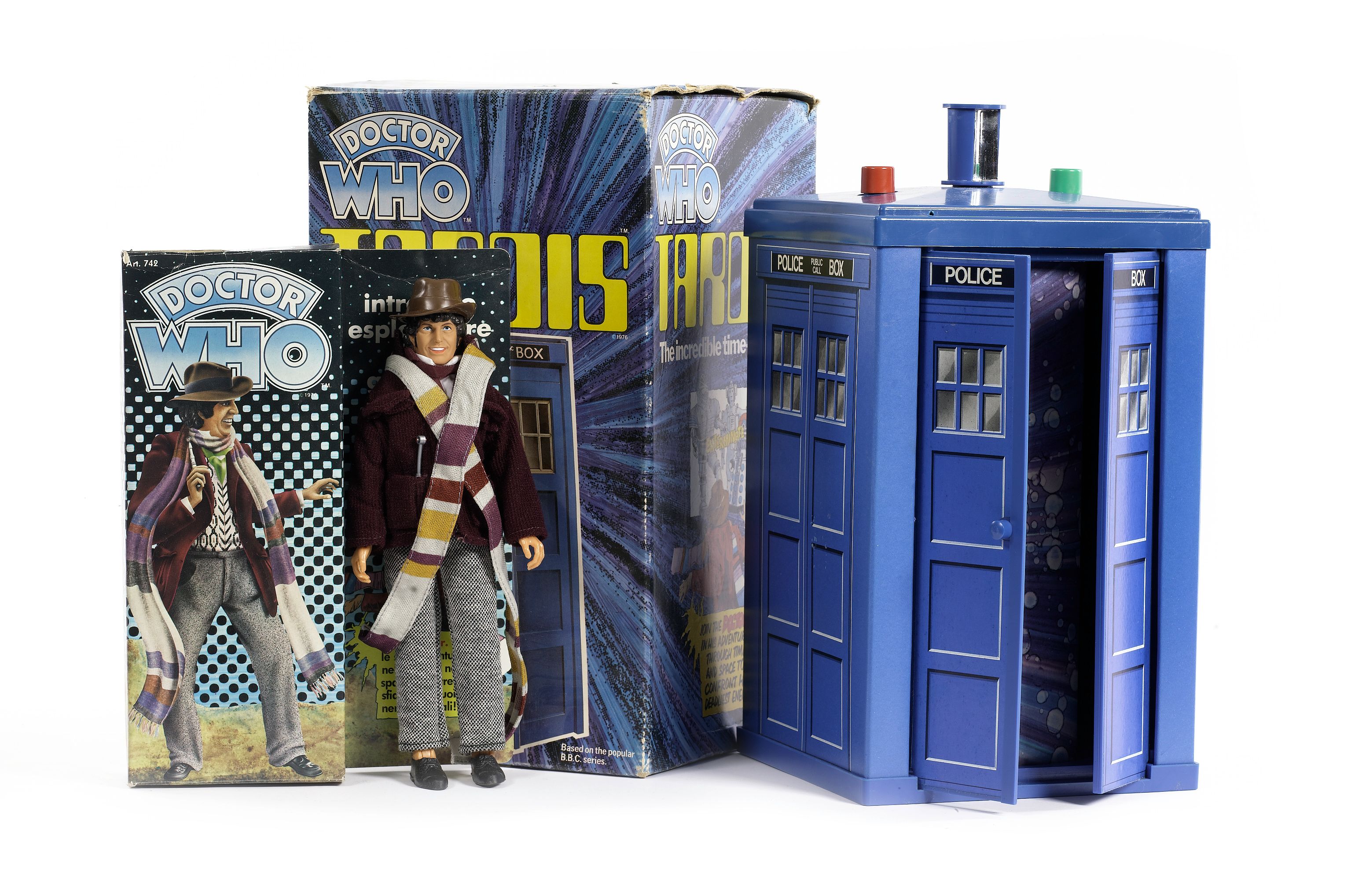 Bonhams : Tom Baker Doctor Who Doll and Tardis 2