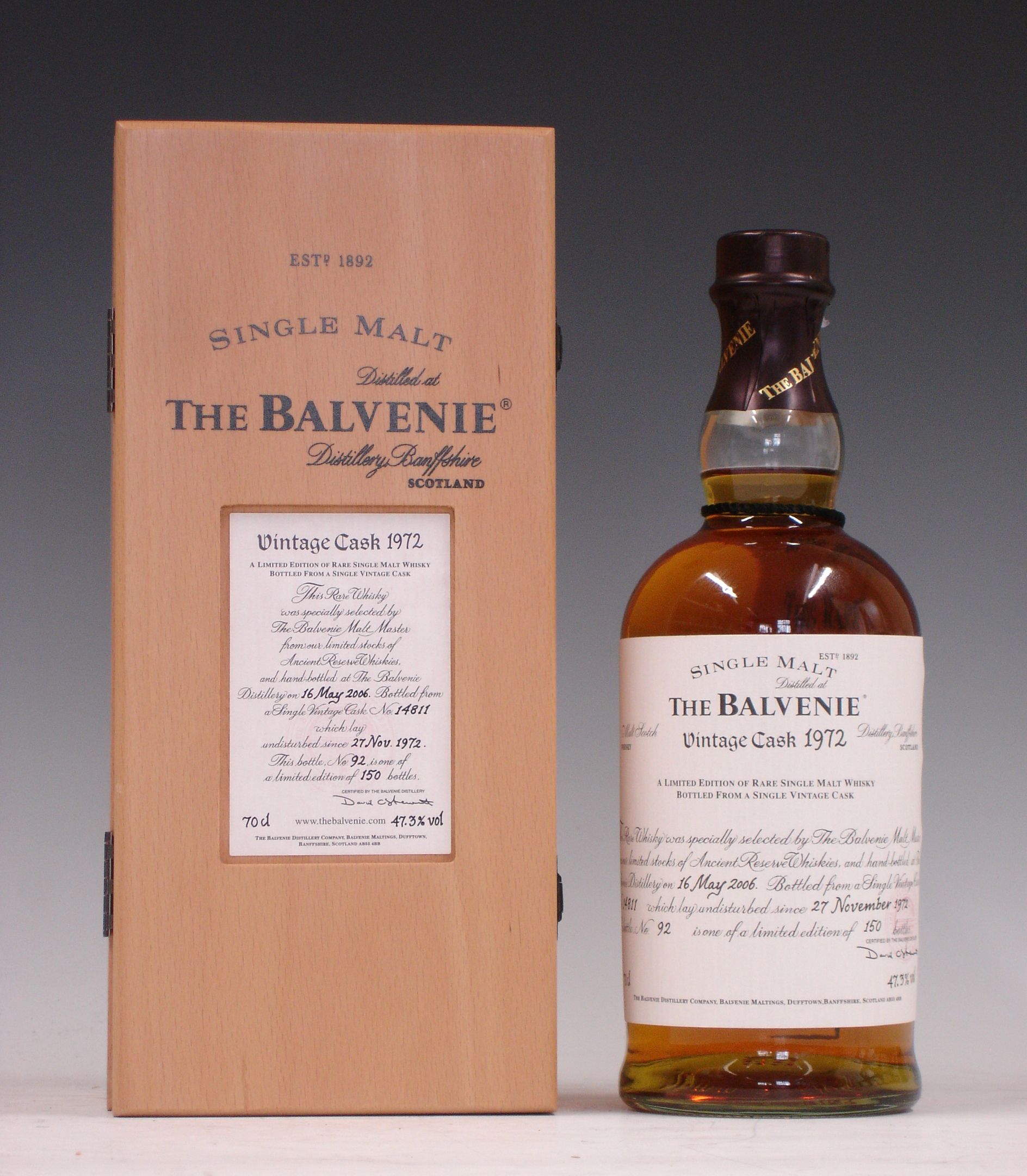 Bonhams : The Balvenie Vintage Cask-1972