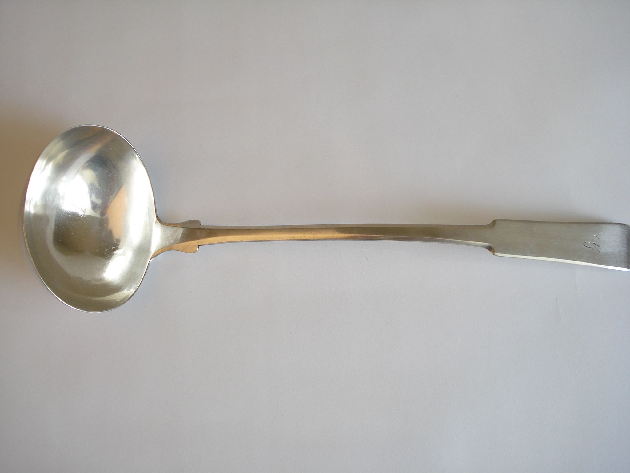 Bonhams : A fiddle pattern soup ladle By George Elder of Banff, five ...
