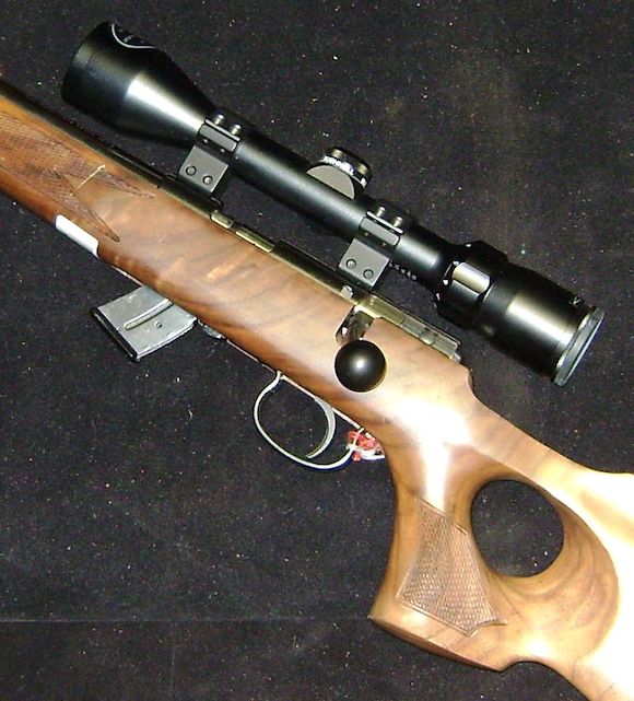 Bonhams : A left-handed .22 (L.R.) 'Mod. 1417' sporting rifle by J.G ...