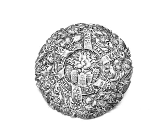 Bonhams : A silver 'Disruption' Brooch, circa 1843