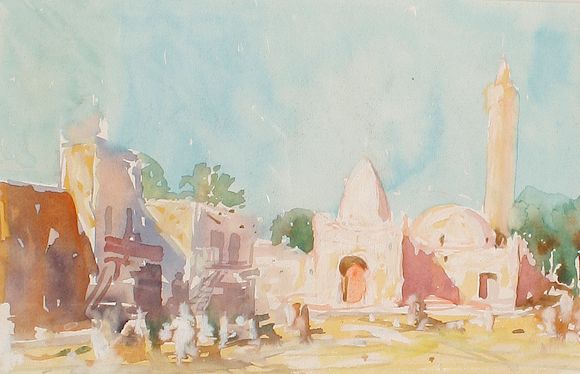 Bonhams : Alfred Théodore Joseph Bastien (Belgian, 1873-1955) Afternoon ...