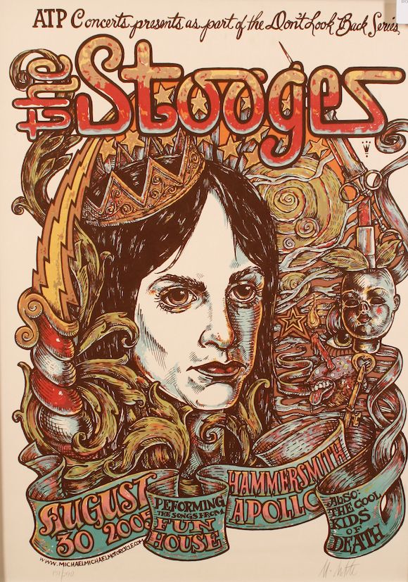 Bonhams : 20th/21st Century School The Stooges concert poster for a ...